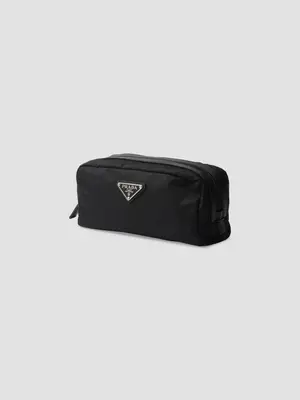 Prada Re-nylon And Saffiano Necessaire - Black