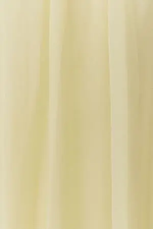 Halston Gnie Mock-neck Rosette Gown