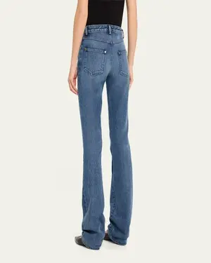 Michael Kors Slim Stovepipe Jeans - Indigo