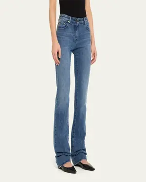 Michael Kors Slim Stovepipe Jeans - Indigo