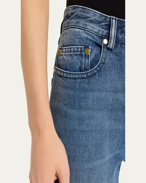 Michael Kors Slim Stovepipe Jeans - Indigo