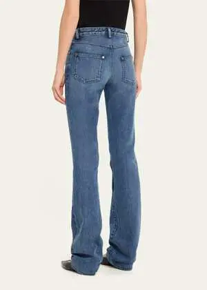 Michael Kors Slim Stovepipe Jeans - Indigo