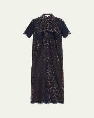 chinese dress ladies Michael Kors Women's Lace V-Neck Dress, Black, XXS at Amazon Women's  Clothing store main image 1