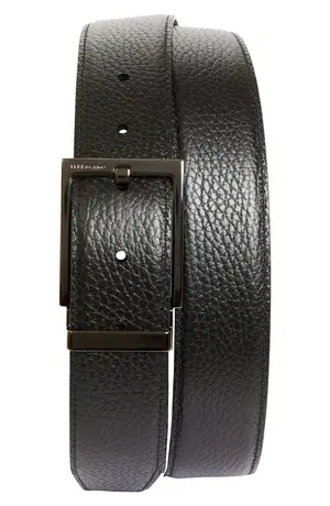 FERRAGAMO Classic Double Adjustable Reversible Leather Belt - Moro