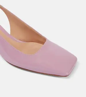 GIANVITO ROSSI Leather Slingback Pumps - Pink