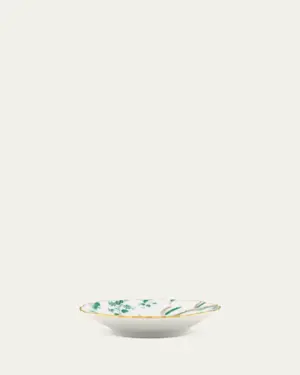 GINORI 1735 Oro Di Doccia Tea Saucer, Giada - Gldgrn