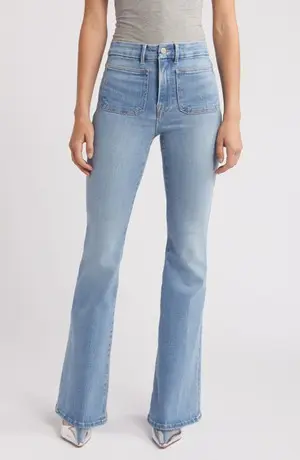 Good American Good Legs Flare Jeans