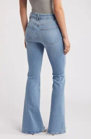 Good American Good Legs Flare Jeans