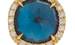 Marco Bicego London Blue Topaz & Diamond Drop Earrings