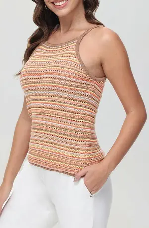 525 Taylor Knit Camisole - Cinnamon Combo