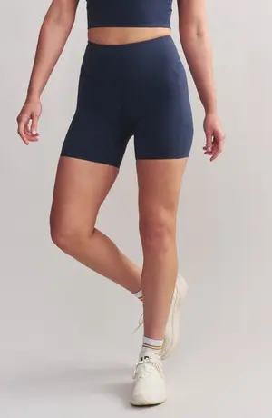 RHONE Revive Pocket Bike Shorts - Navy Blue