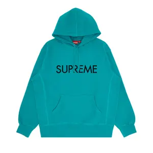 Supreme Capital Hooded Sweatshirt - Blue