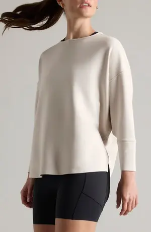 RHONE Relaxed Fit Pullover Sweatshirt - Sand