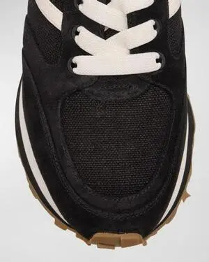 Veronica Beard Veronica Beard Valentina Leather Sneakers Black