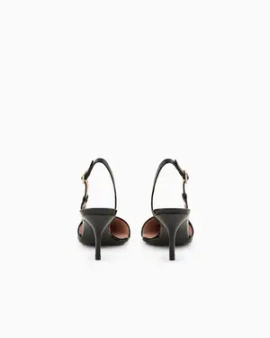 Giorgio Armani Patent Leather Slingbacks