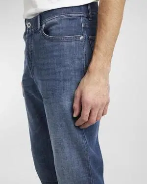 Brioni Straight-leg Jeans - Perwinkle