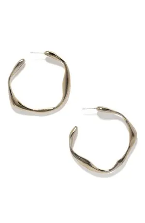 FARIS Onda Hoop Earrings - Gold