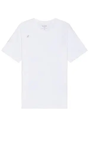 RHONE Reign Short Sleeve Tee In White - Bright White