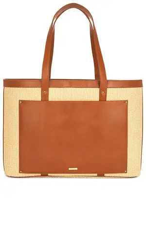 SANCIA X The Udine Raffia Tote