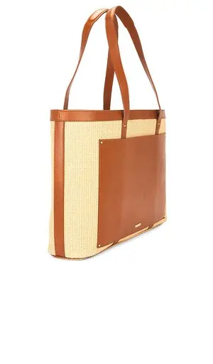 SANCIA X The Udine Raffia Tote