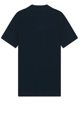 Onia Cotton Textured Knit Polo In Blue