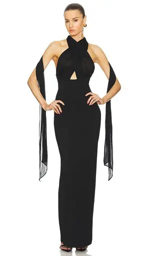 HELSA The Amber Dress - Black