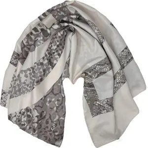 Cole Haan Snakeskin Print Square Scarf