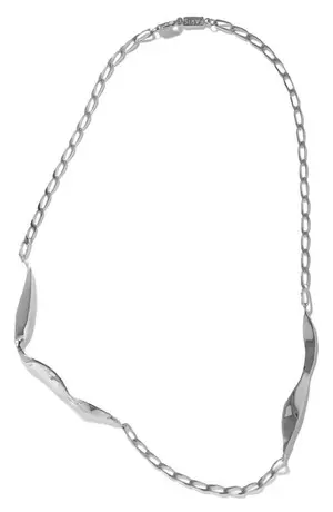 FARIS FARIS Blade Chain Necklace Silver