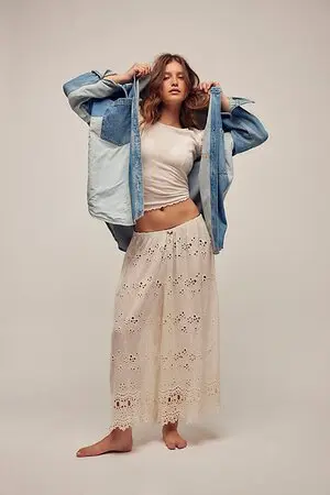 Free People Butterfly Eyelet Lounge Pants