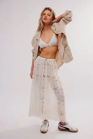 Free People Butterfly Eyelet Lounge Pants