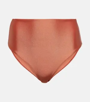 Jade Swim Bound High-rise Bikini Bottom - Red
