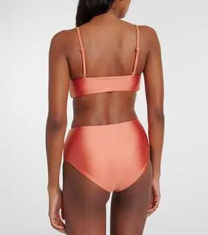 Jade Swim Bound High-rise Bikini Bottom - Red