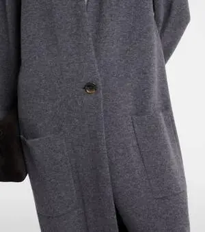 LISA YANG Amie Cashmere Coat - Grey