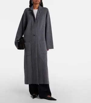 LISA YANG Amie Cashmere Coat - Grey