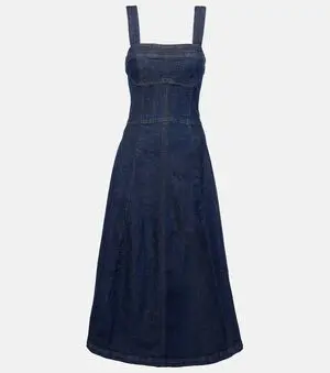 Simkhai Cici Denim Midi Dress