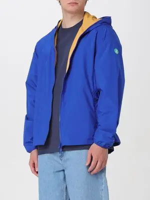 SAVE THE DUCK Zip Up Hooded Jacket - Blue