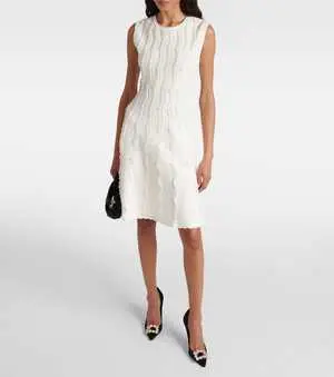 Oscar De La Renta Knitted Mini Dress