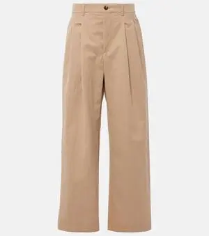 Wardrobe.NYC Drill Chino Wide-leg Pants - Beige