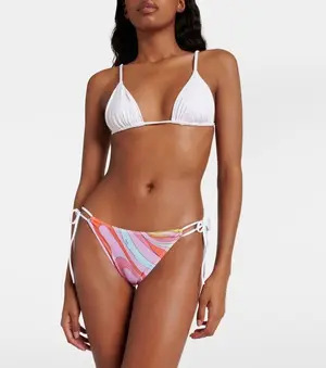 Emilio Pucci Marmo Bikini Bottom - Multicoloured