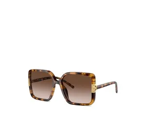 Tory Burch Flat Eleanor Square Sunglasses 57mm - Tortoise/brown Gradient