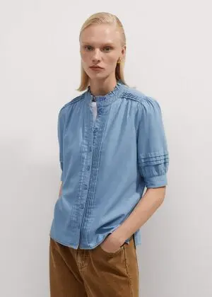 ME+EM Chambray Blouse