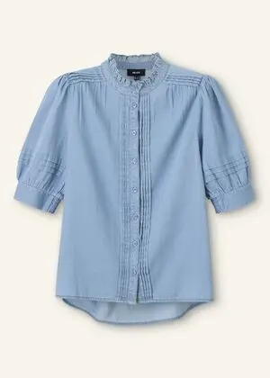 ME+EM Chambray Blouse