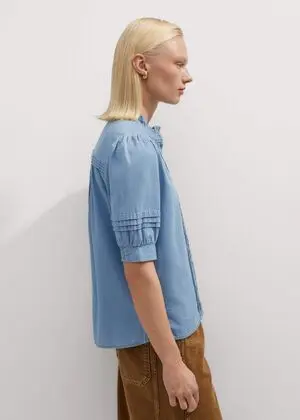 ME+EM Chambray Blouse