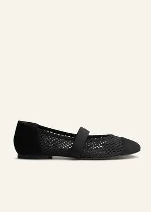 ME+EM Mesh Ballerina Flat