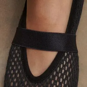 ME+EM Mesh Ballerina Flat