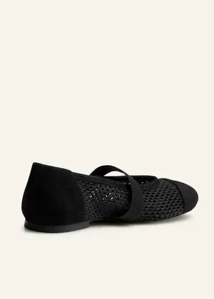 ME+EM Mesh Ballerina Flat