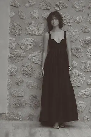 acler sandgate sleeveless a-line midi dress Acler Sandgate Sleeveless A-Line Midi Dress