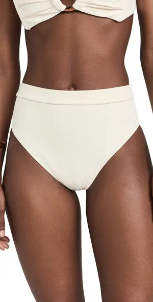 MONTCE Paulina Bikini Bottom - Cream Rib
