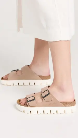 BIRKENSTOCK Arizona Chunky Sandals - Warm Sand