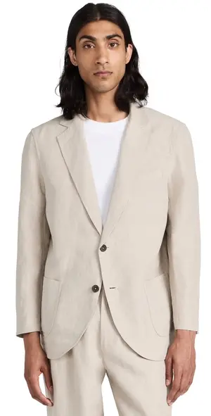 De Bonne Facture Linen Essential Jacket